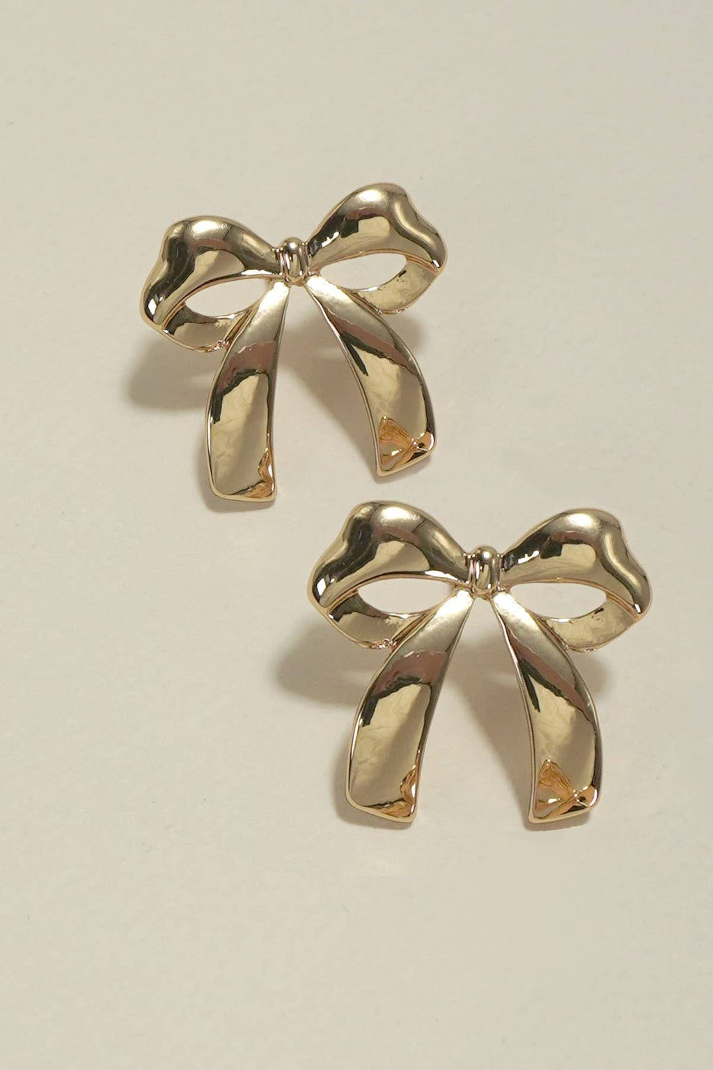 Golden Grace Bow Stud Earrings – August Twenty-Two